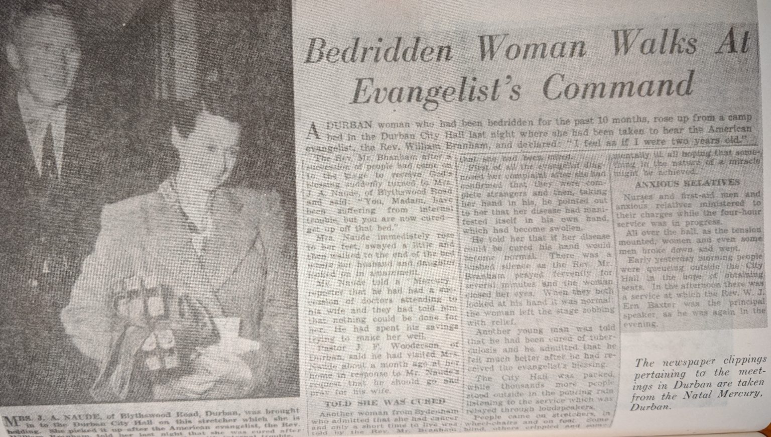 Rev. William Branham - Faith Assembly Church - Sermons & Contenders